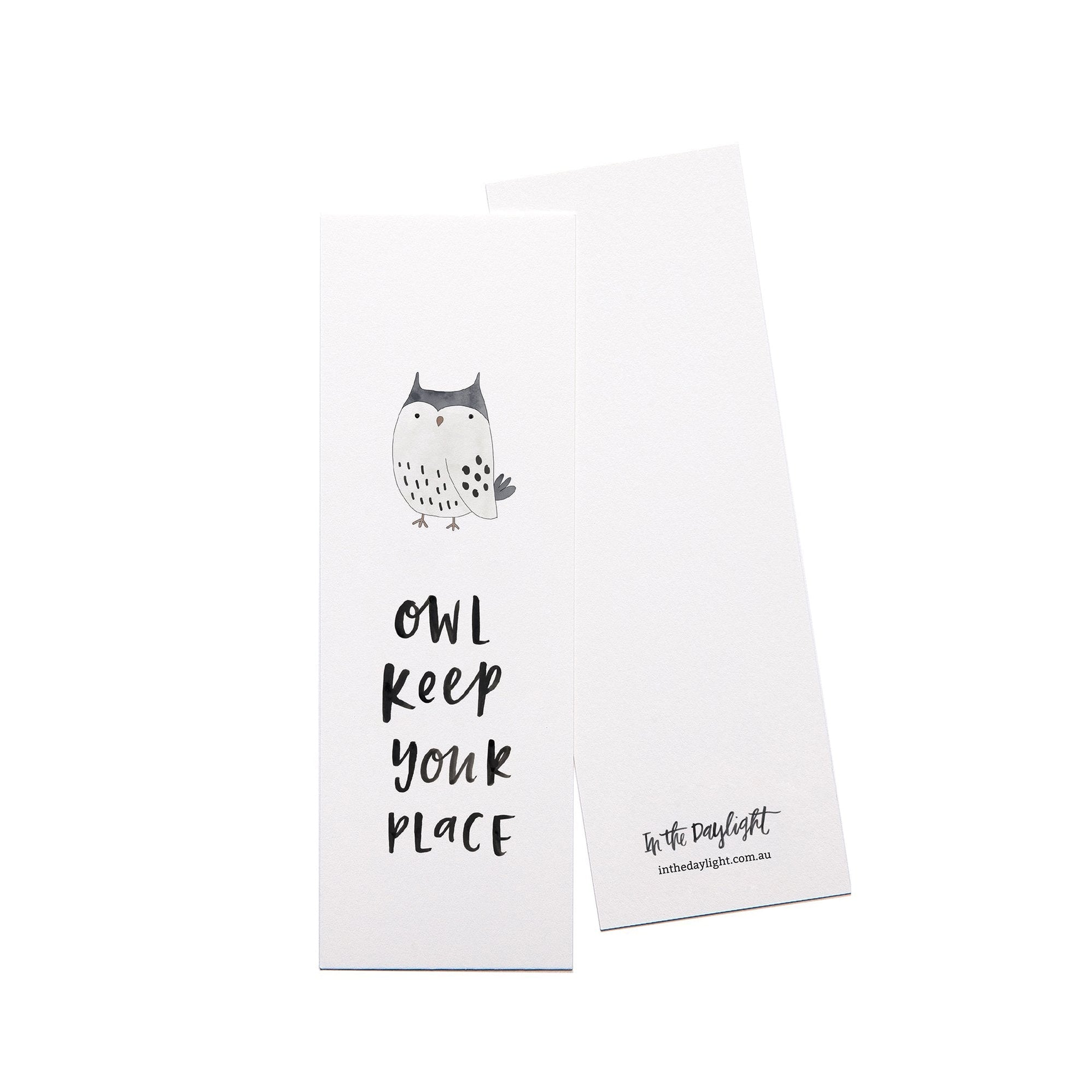Owl Keep Your Place Bookmark Set of 5 – In The Daylight