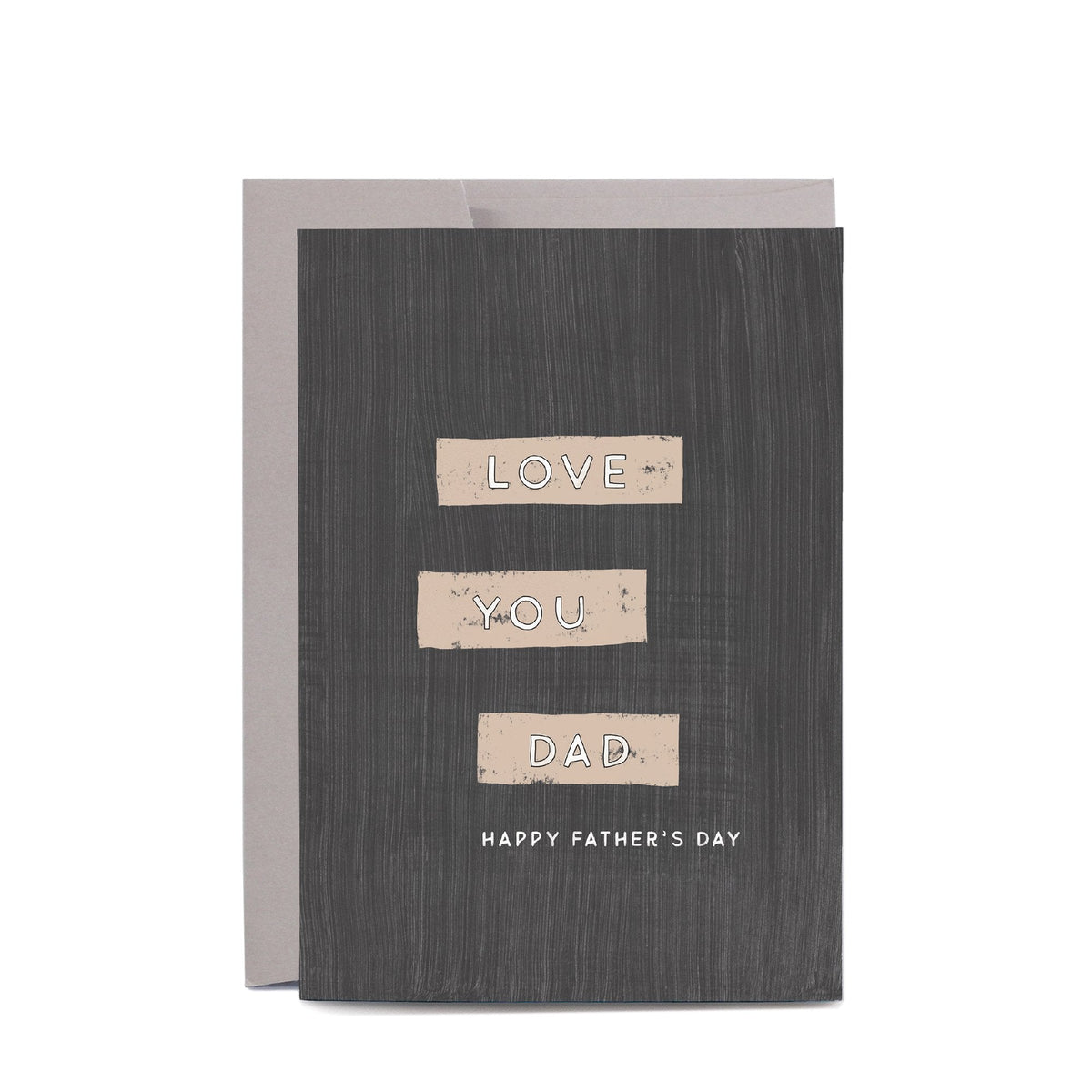 Love You Dad Label Father's Day Greeting Card – In The Daylight