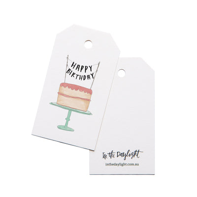 Birthday Cake Gift Tag Set of 5 – In The Daylight