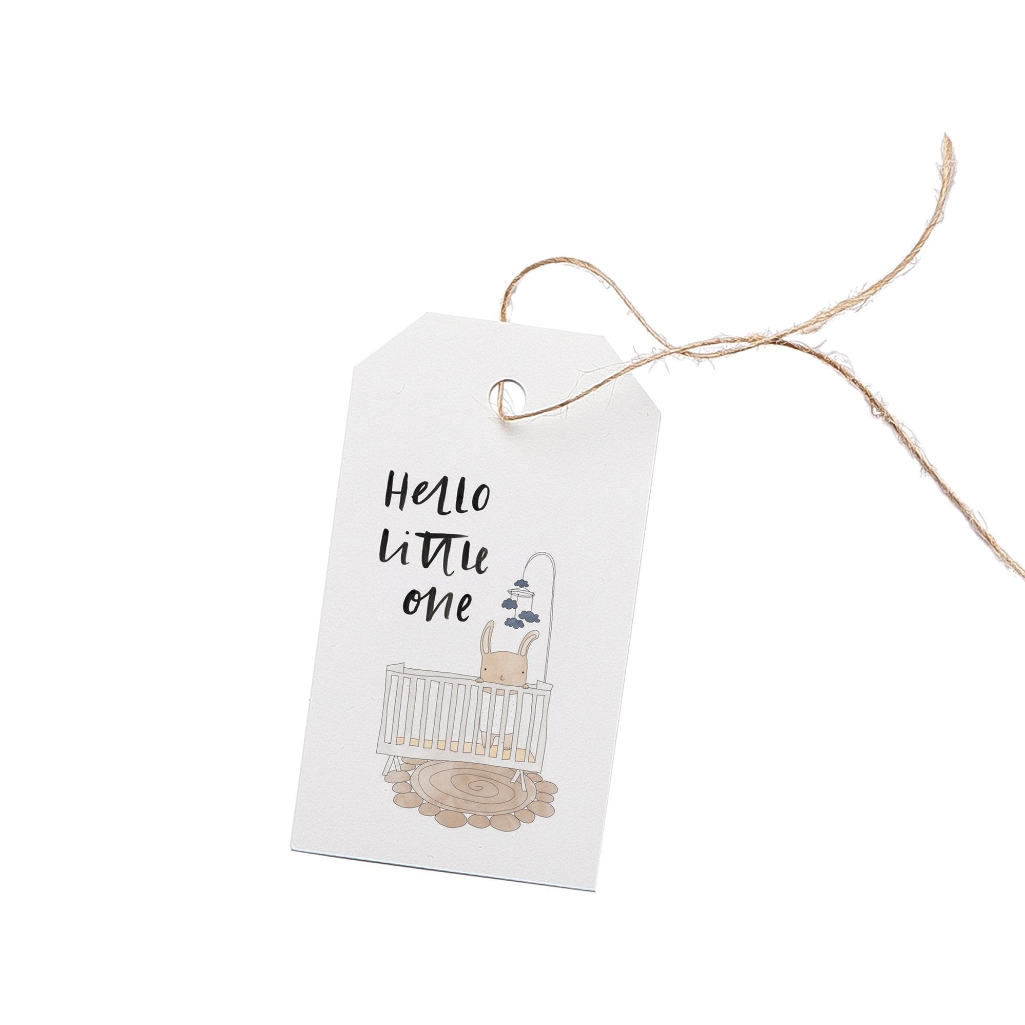 Baby Crib Gift Tag Set of 5 – In The Daylight