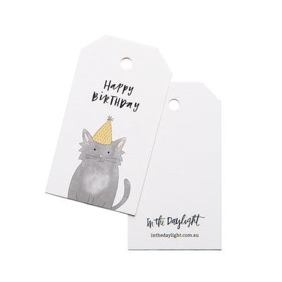 Birthday Cat Gift Tag Set of 5 – In The Daylight