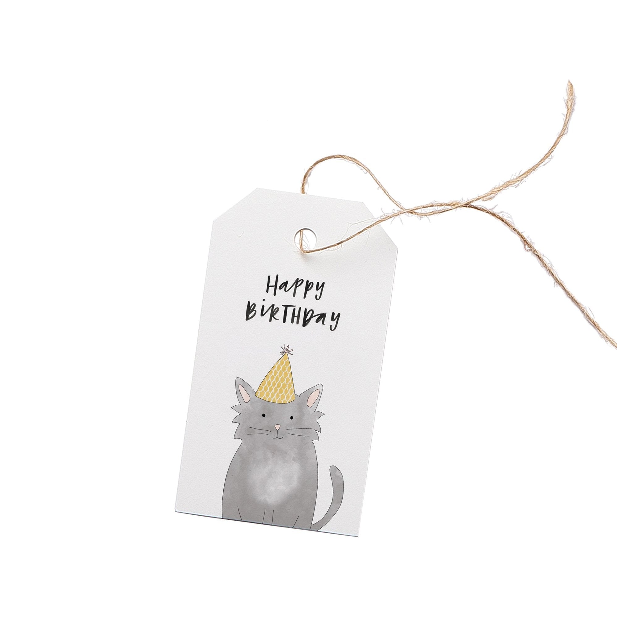 Birthday Cat Gift Tag Set of 5 – In The Daylight