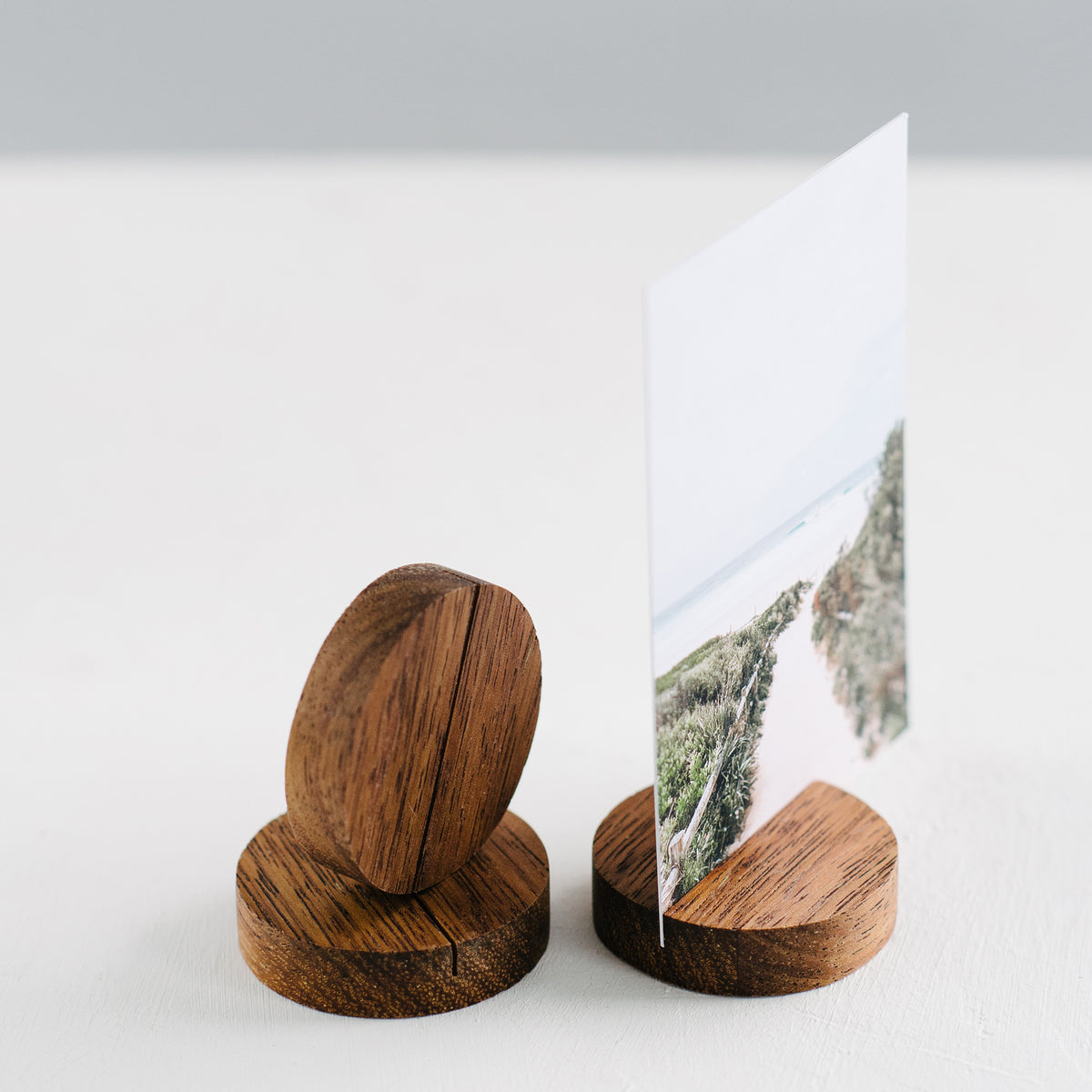 Small Set of 3 Timber Photo Stand – In The Daylight